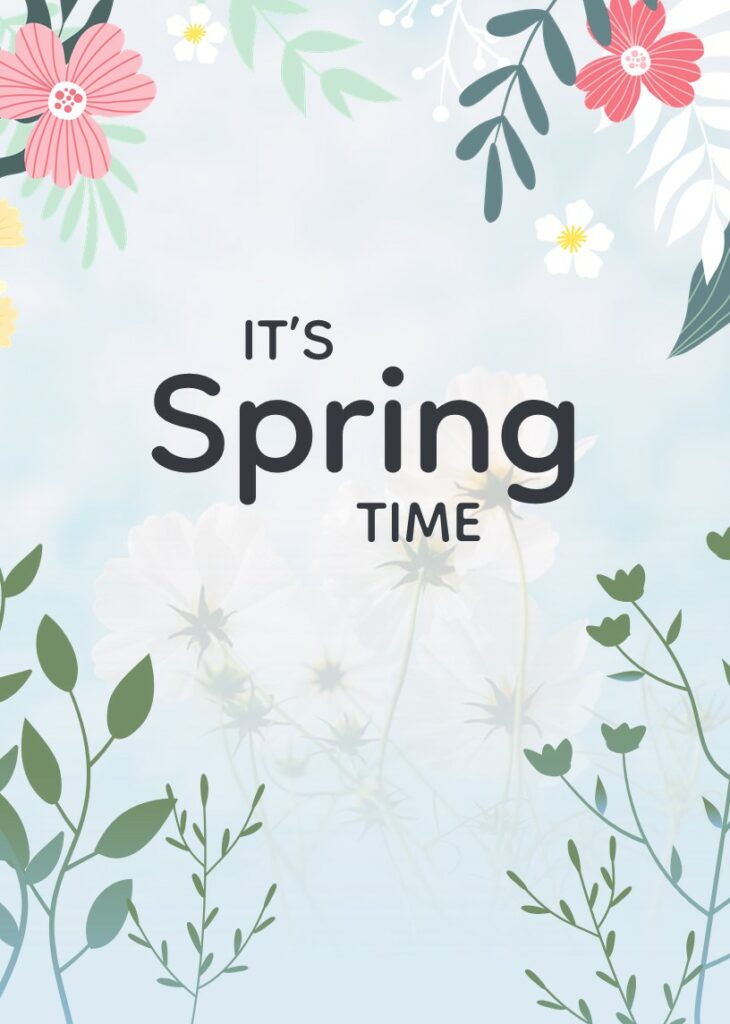 Spring Time Vertical Google Slides Theme – MasterBundles