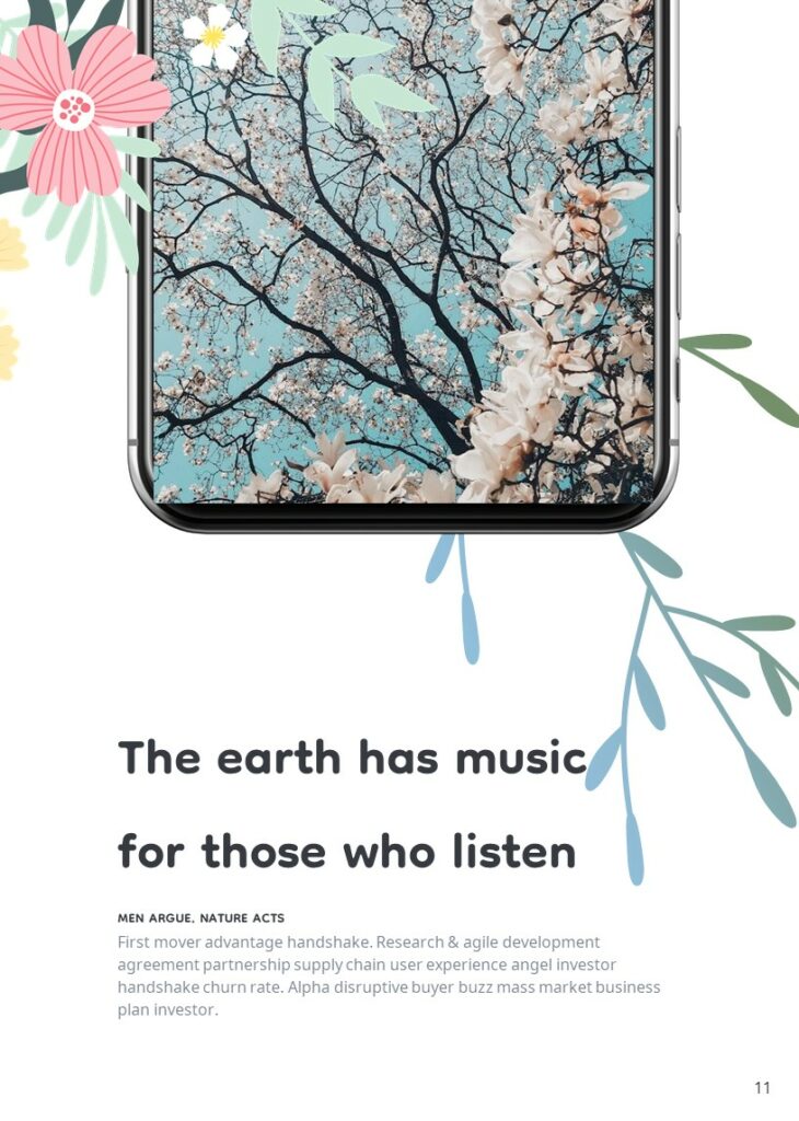 Spring Time Vertical Google Slides Theme – MasterBundles