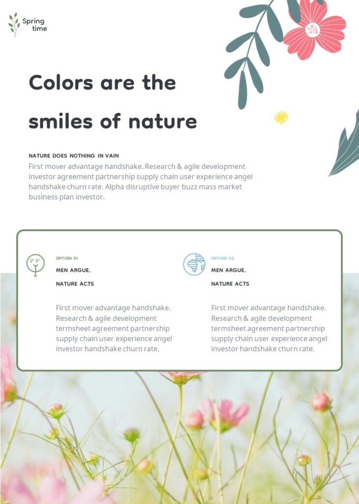 Spring Time Vertical Google Slides Theme – MasterBundles
