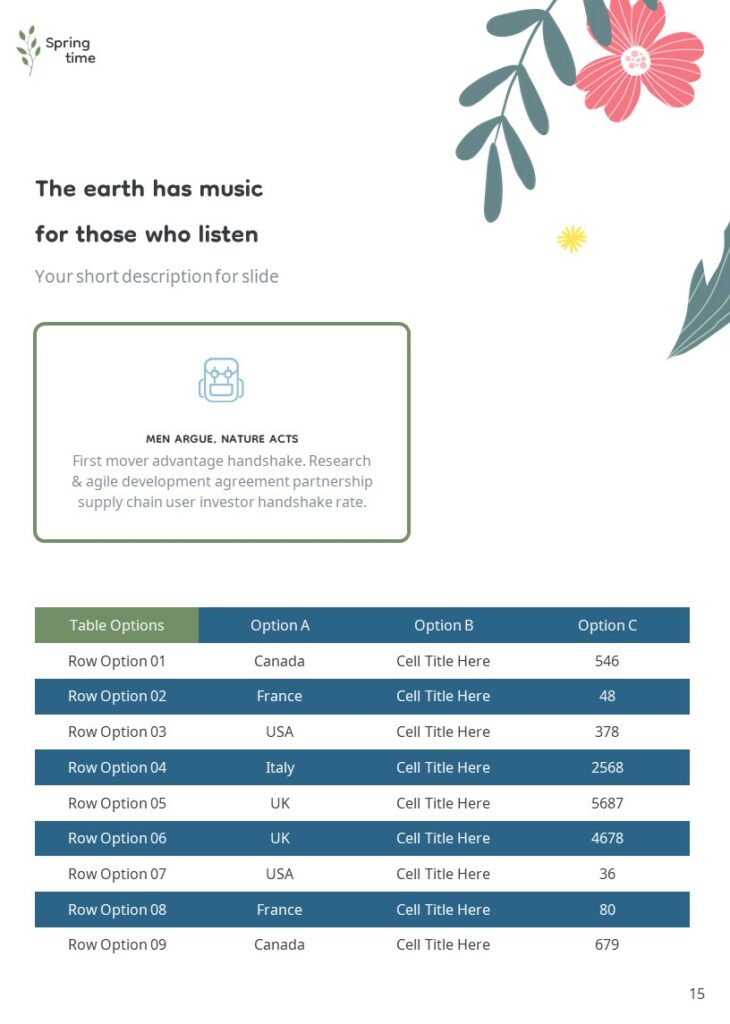 Spring Time Vertical Google Slides Theme – MasterBundles