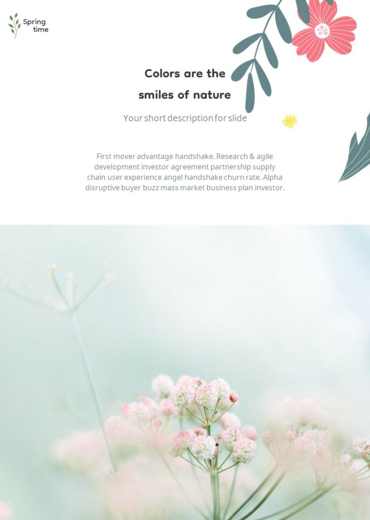 Spring Time Vertical Google Slides Theme – MasterBundles