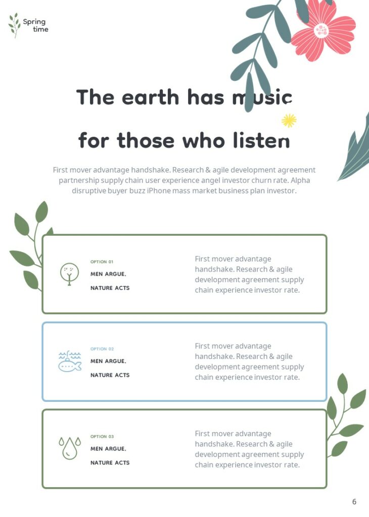 Spring Time Vertical Google Slides Theme – MasterBundles