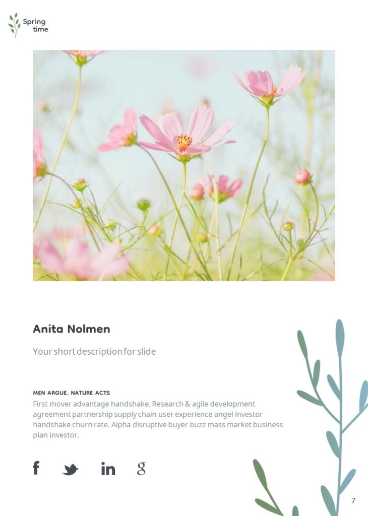 Spring Time Vertical Google Slides Theme – MasterBundles