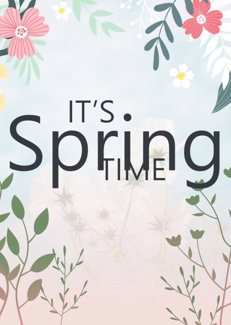 Spring Time Vertical PowerPoint Template – MasterBundles