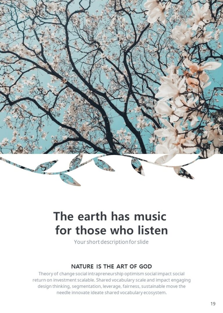 Spring Time Vertical PowerPoint Template – MasterBundles