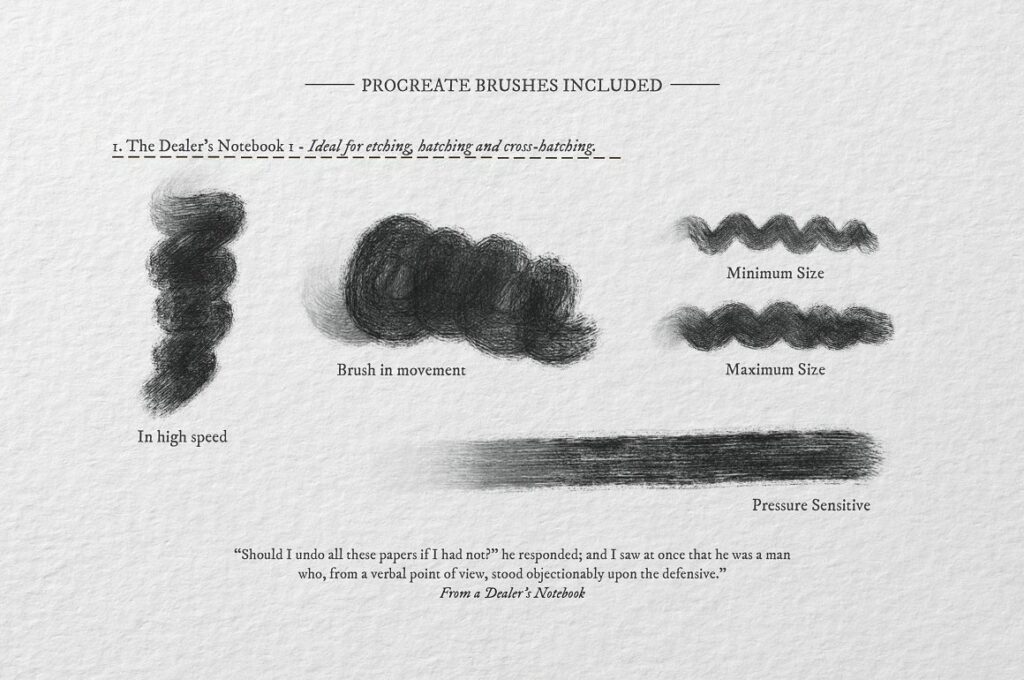 The Dealer's Notebook Procreate Kit – MasterBundles