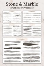 Stone & Marble Brushes for Procreate – MasterBundles