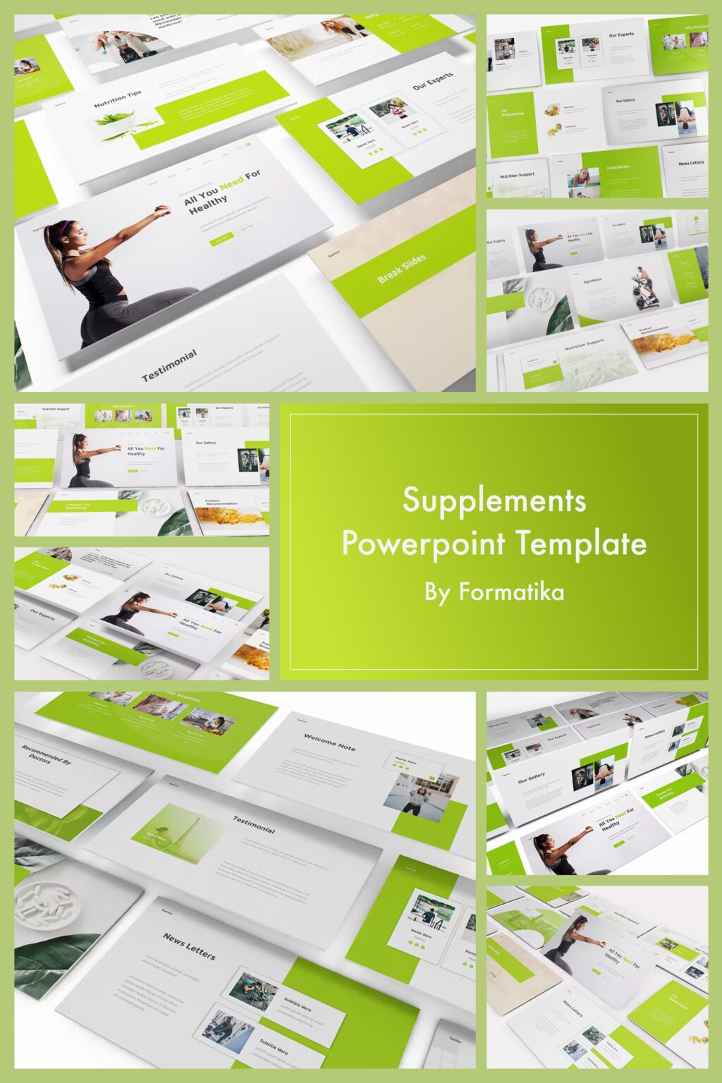 Supplements Powerpoint Template – MasterBundles