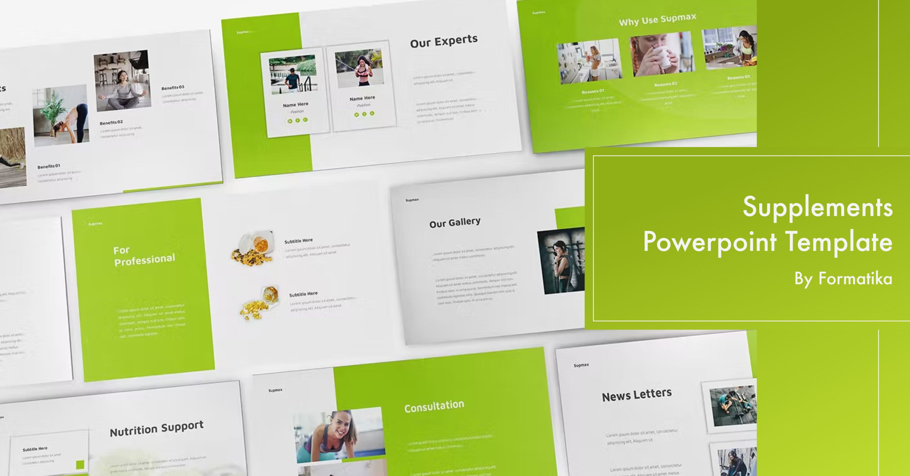 Supplements Powerpoint Template – MasterBundles
