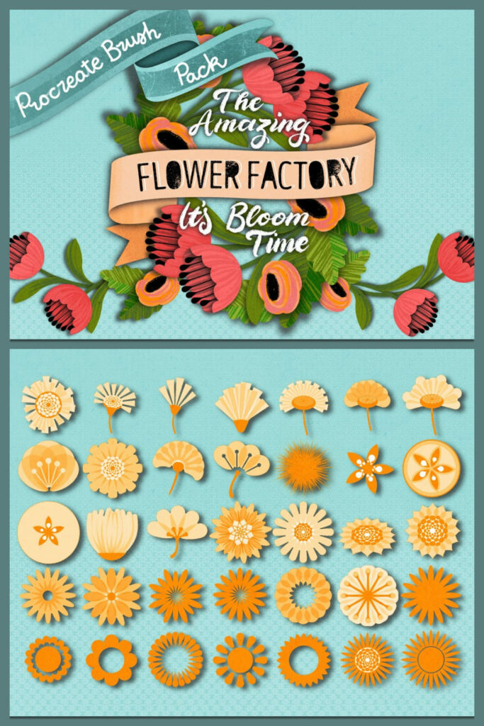 The Amazing Procreate Flower Factory – MasterBundles