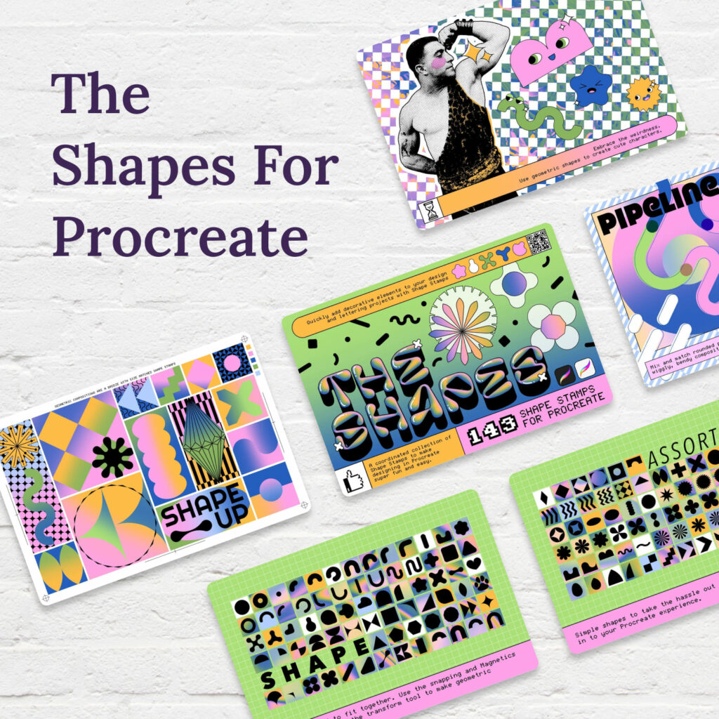 The Shapes for Procreate – MasterBundles