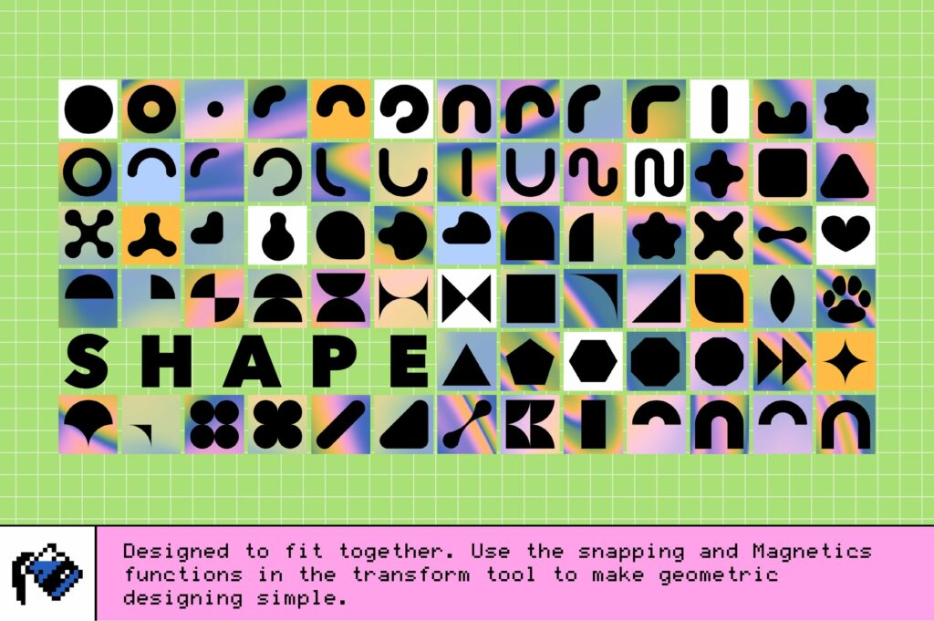 The Shapes for Procreate – MasterBundles