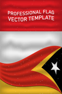 Timor Leste Flag Professional Vector Illustration - MasterBundles