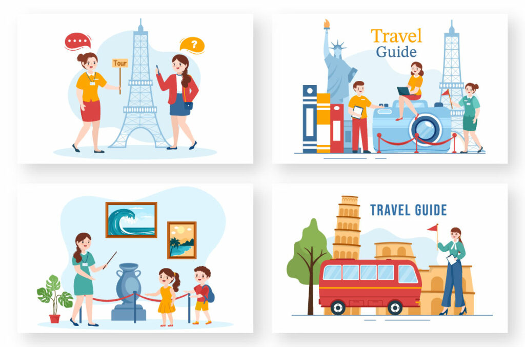 10 Travel Guide and Tour Illustration - MasterBundles