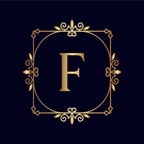 Gold Artistic Letter Logos Design - MasterBundles