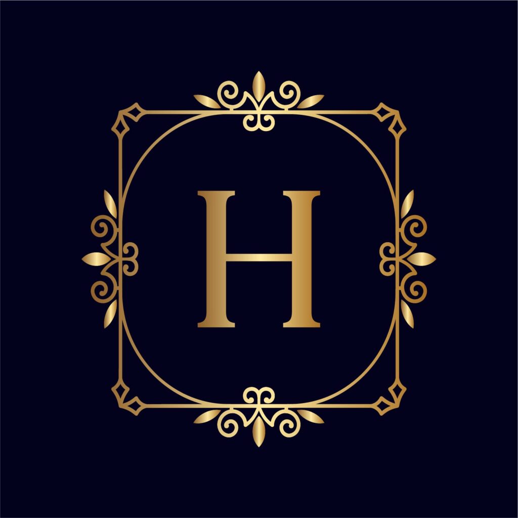 Gold Artistic Letter Logos Design - MasterBundles