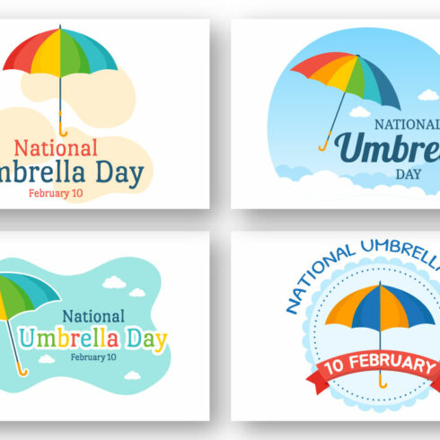 13 National Umbrella Day Illustration | MasterBundles