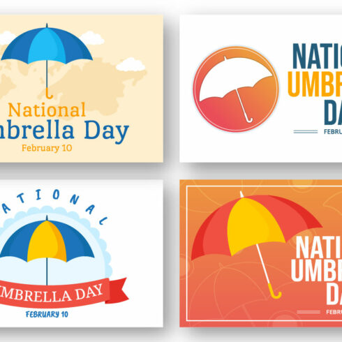 13 National Umbrella Day Illustration | MasterBundles