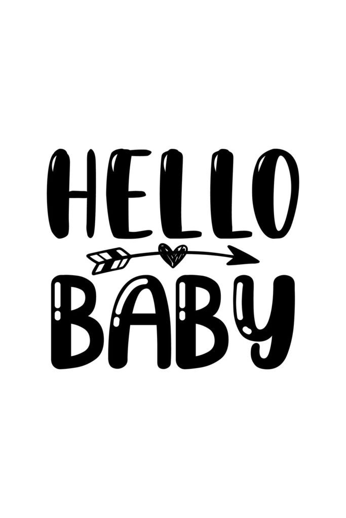 Hello Baby SVG Designs - MasterBundles