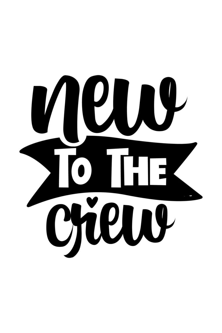New To The Crew SVG Designs - MasterBundles