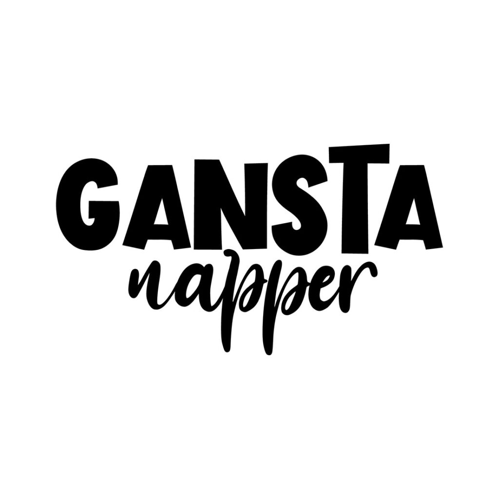 Gansta Napper SVG Designs - MasterBundles