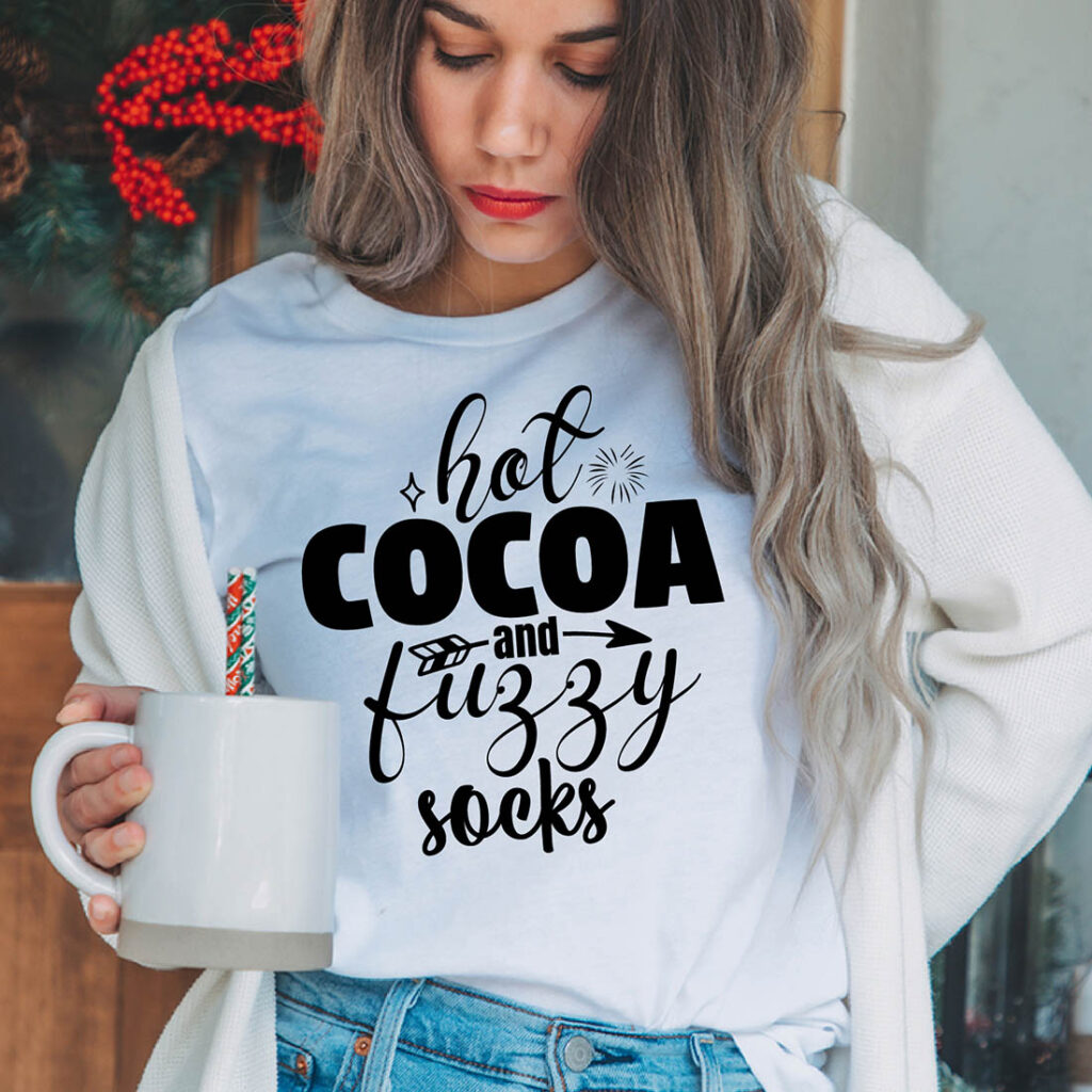 Hot Cocoa And Fuzzy Socks SVG Designs - MasterBundles