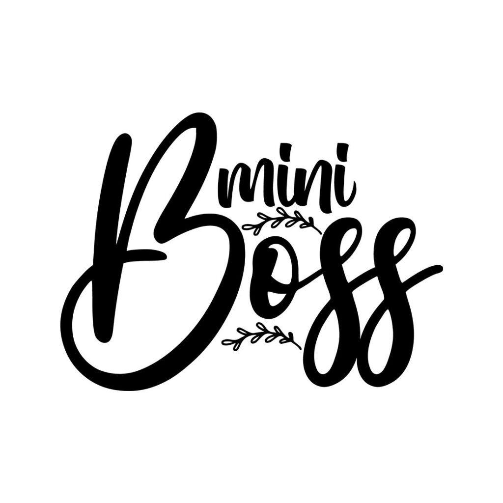 Mini Boss SVG Designs - MasterBundles