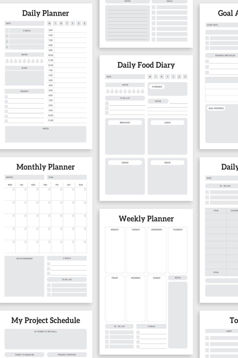 Ultimate Planner Bundle Pack Vo.55 - MasterBundles