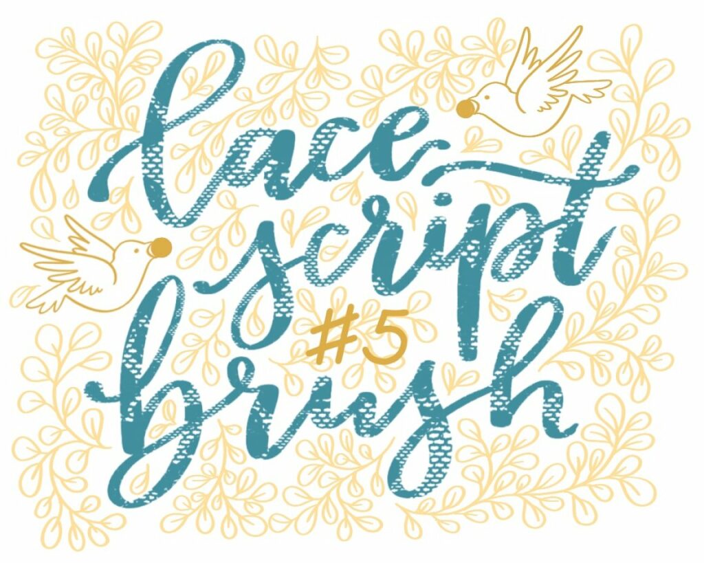 Lace Lettering Brushes for Procreate – MasterBundles