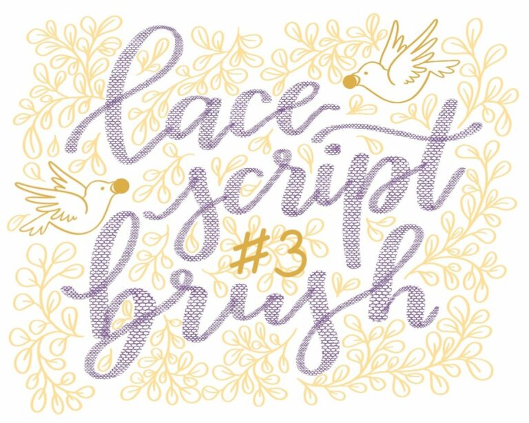 Lace Lettering Brushes for Procreate – MasterBundles