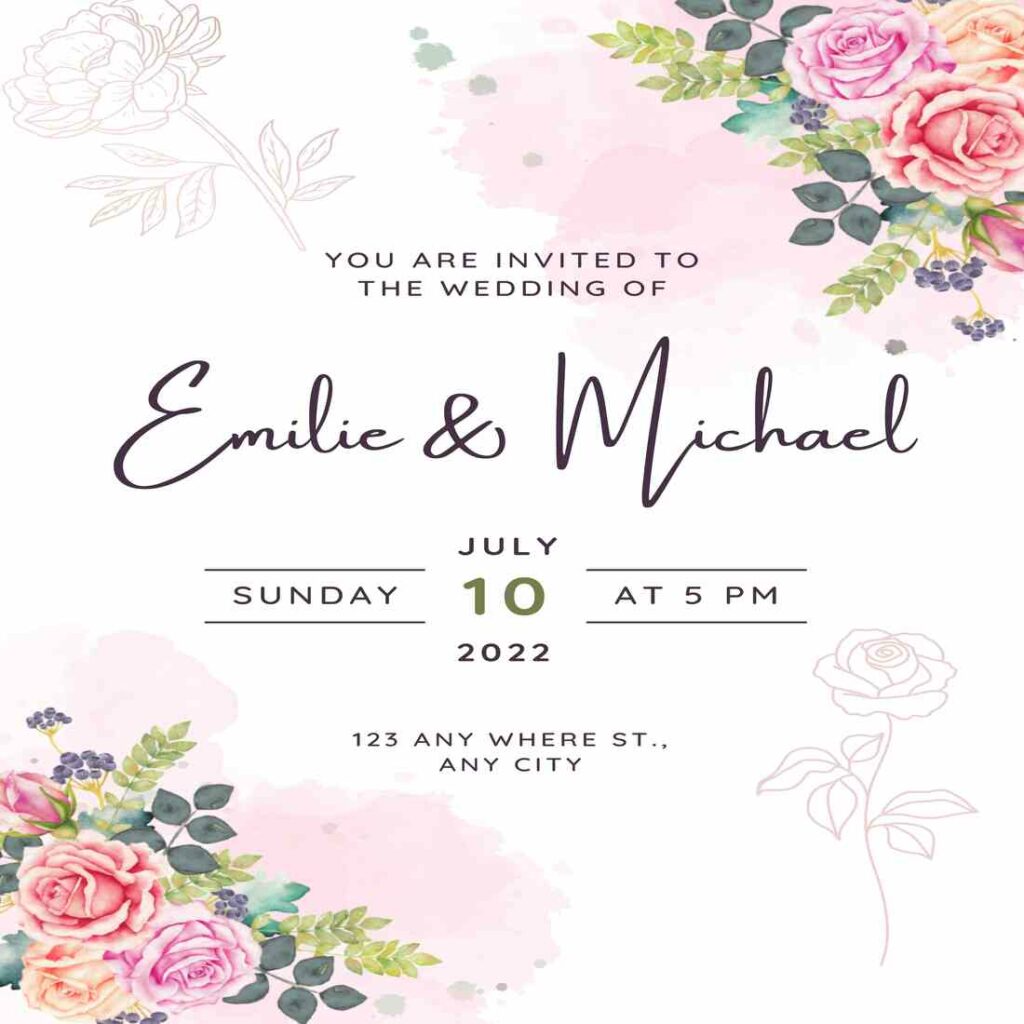 Unique wedding invitations (customized wedding card High-Resolution ...
