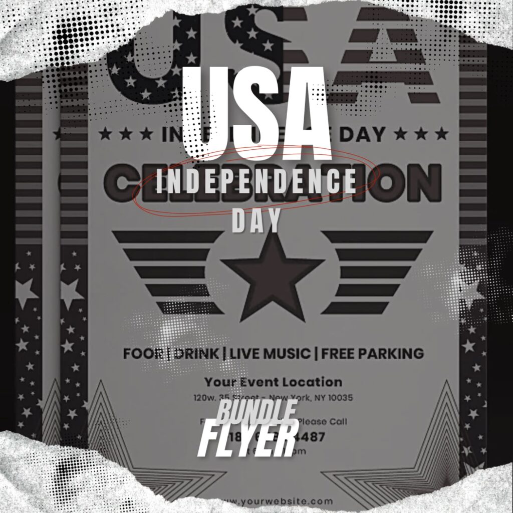 15 USA Independence Day Flyer Bundle – MasterBundles