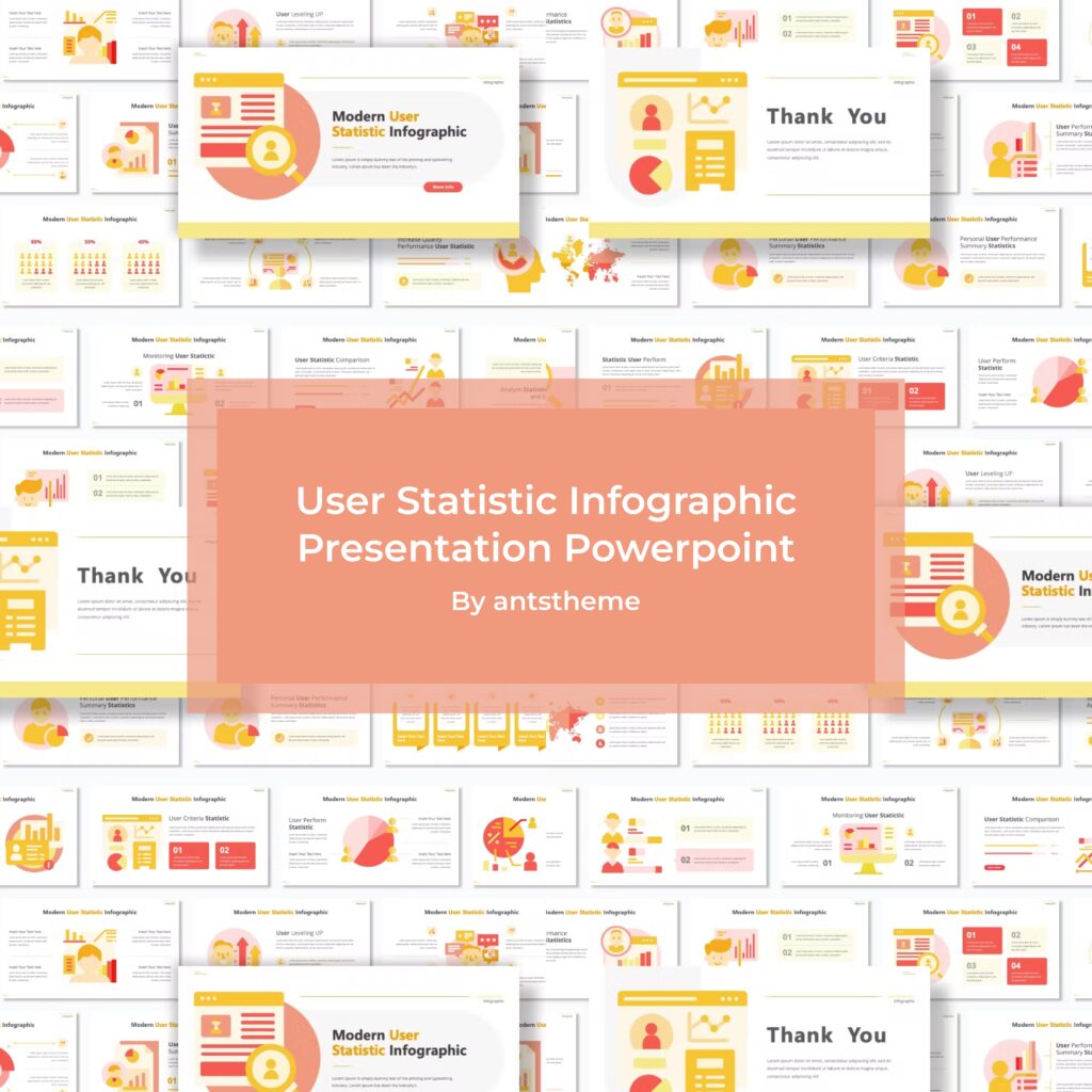 Statistic Infographic Powerpoint Template – MasterBundles