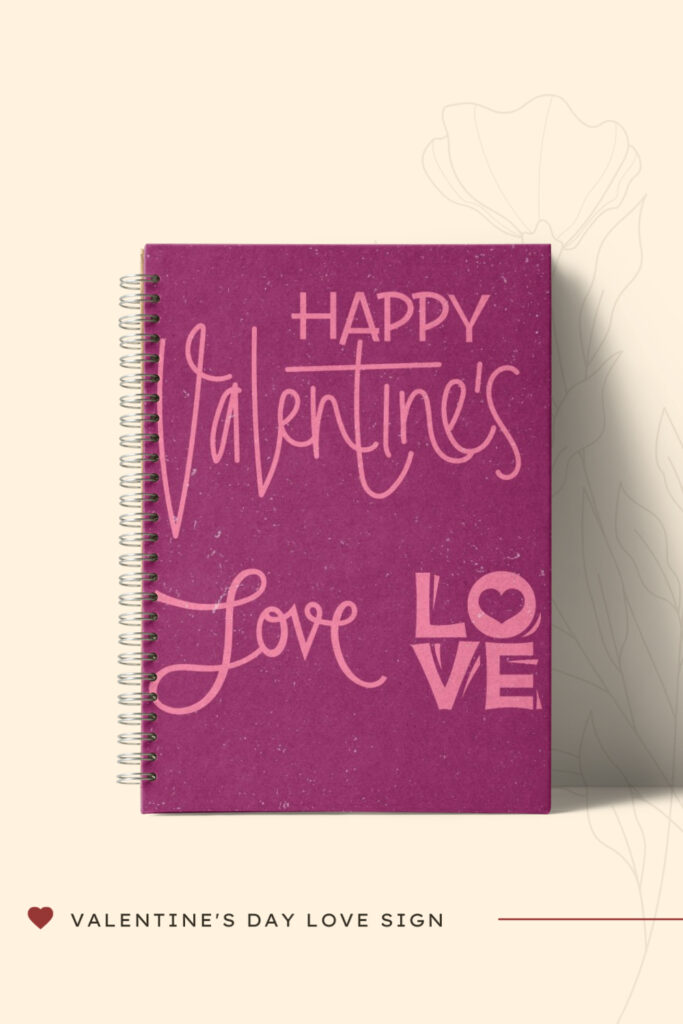 Valentine's Day Love Sign Cutting – MasterBundles