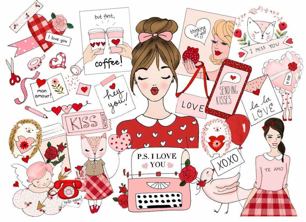 Valentine's Day Clipart – MasterBundles