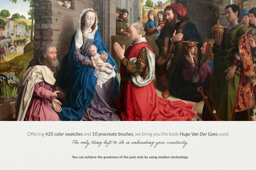 Hugo Van Der Goes Procreate Brushes – MasterBundles