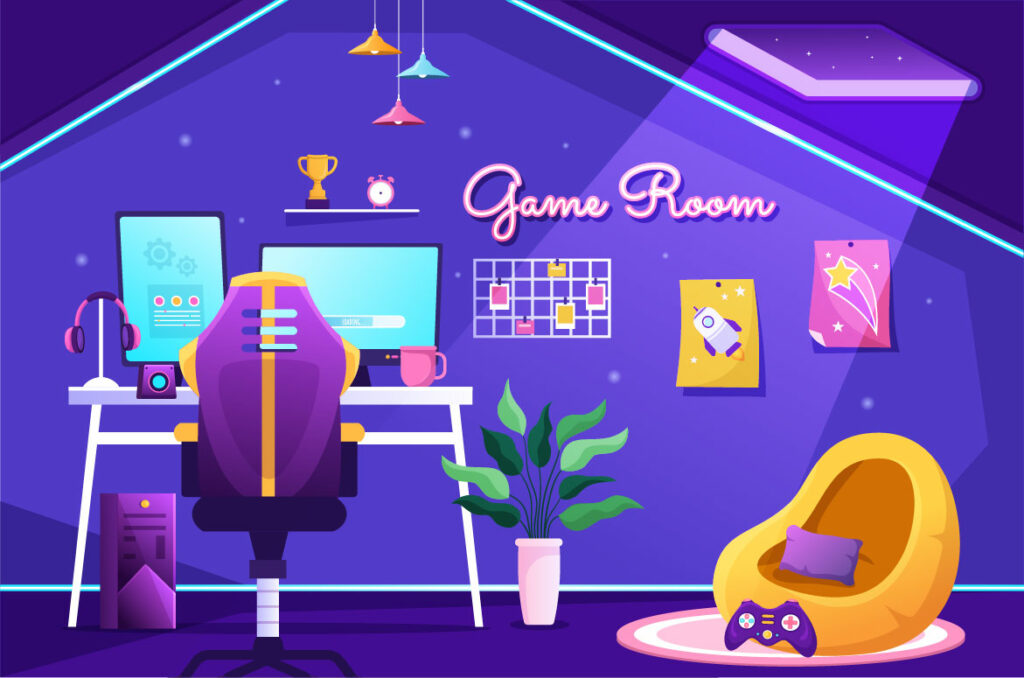 18 Video Game Illustration - MasterBundles