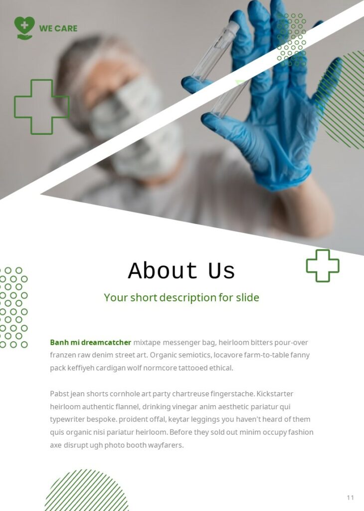 We Care PowerPoint Template – MasterBundles