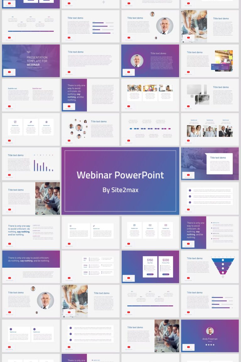 Webinar PowerPoint Template – MasterBundles