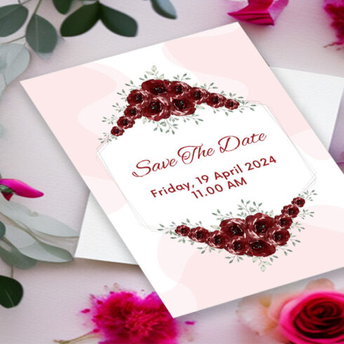 Traditional Design Wedding Invitation Card - MasterBundles