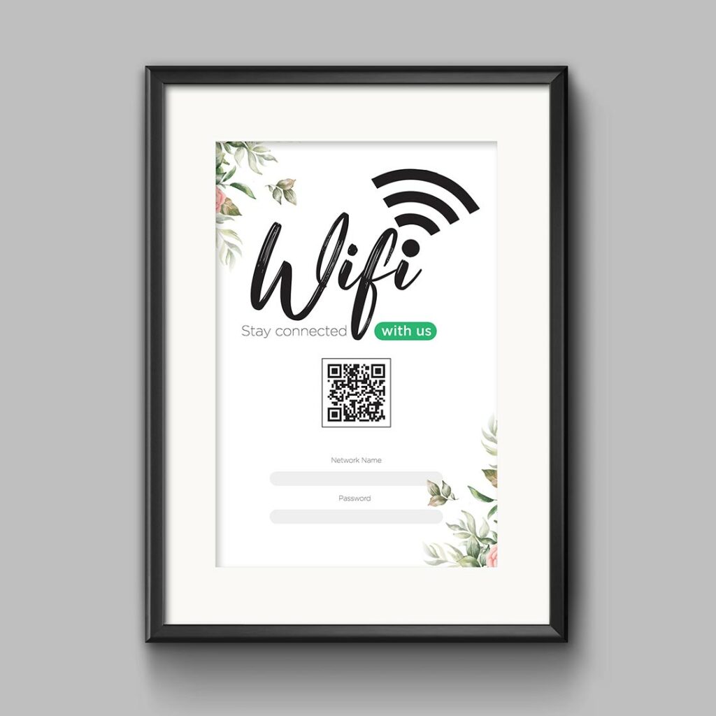 Wifi Sign Template Design - MasterBundles