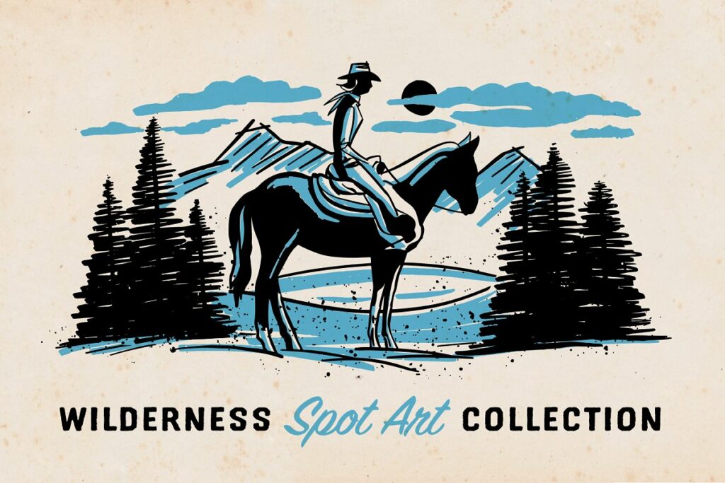 Wilderness Spot Art Collection – MasterBundles