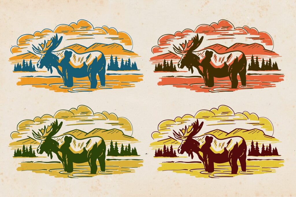 Wilderness Spot Art Collection – MasterBundles