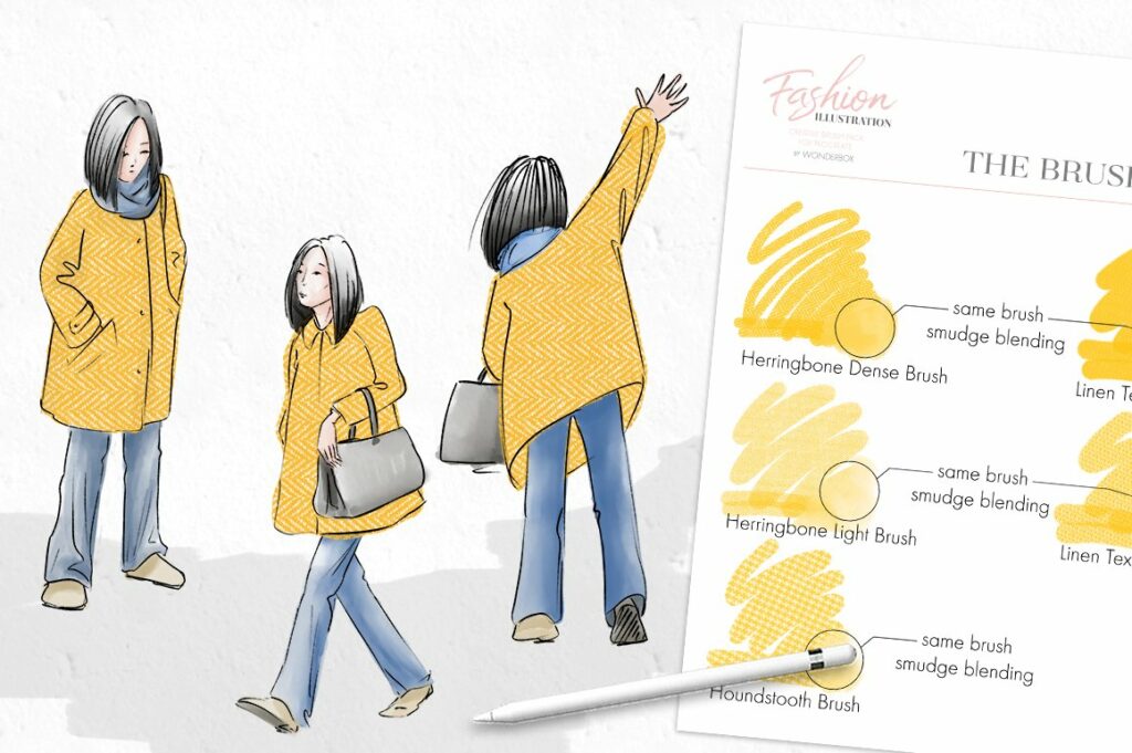 Procreate Fashion Illustration Set – MasterBundles