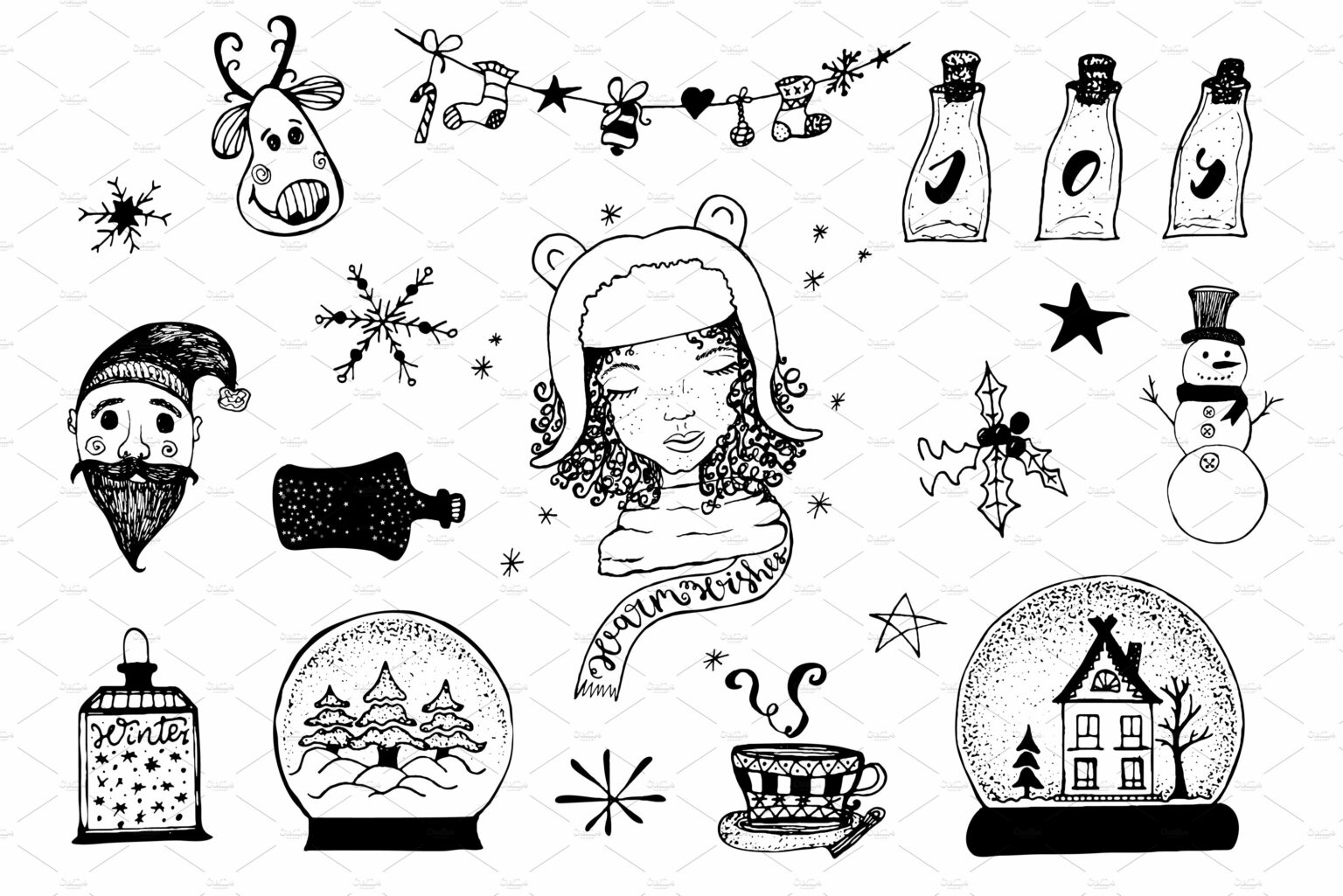 Christmas Procreate Stamp Brushes – MasterBundles
