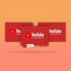 YouTube Covers Mockup Set - MasterBundles