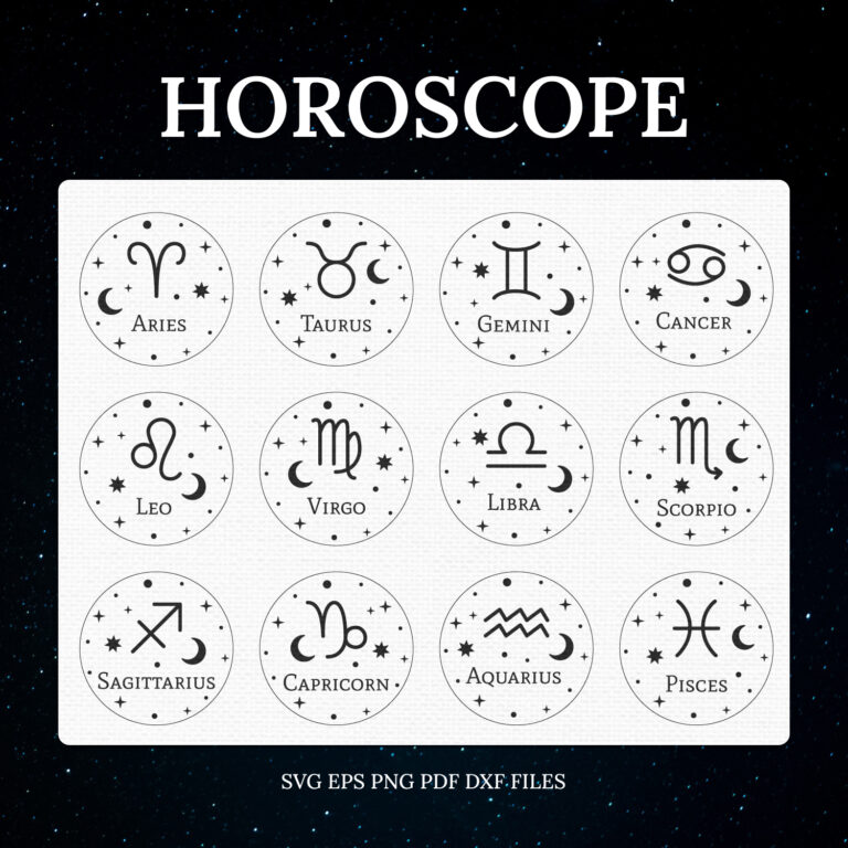 Zodiac Signs SVG – MasterBundles