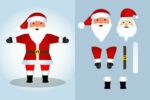 Santa Claus Art Elements Vector Design – MasterBundles