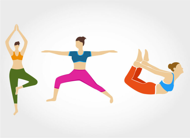 Yoga Poses vector bundle - MasterBundles