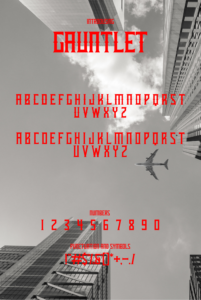 Gauntlet Font – MasterBundles